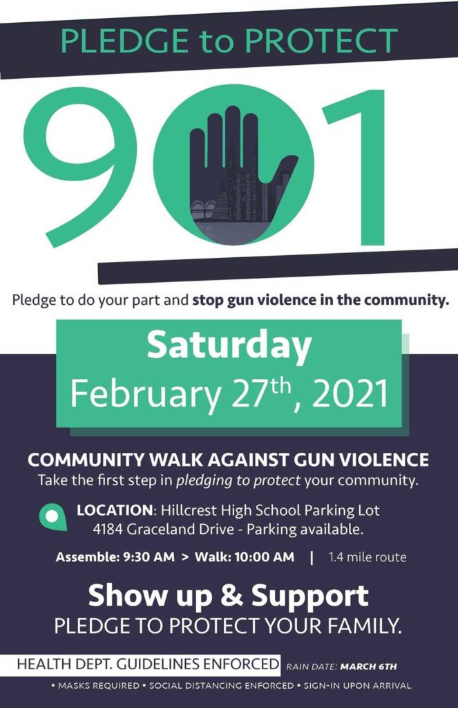 Pledge To Protect: Community Walk Against Gun Violence - Memphis Police ...